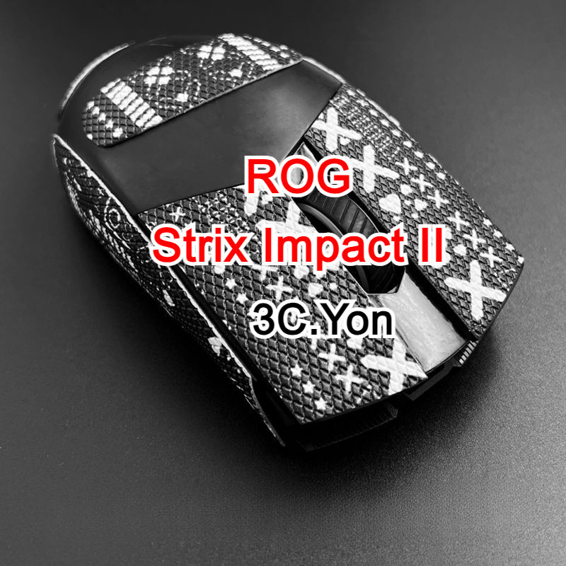 Mouse Skin Asus ROG Strix Impact II Wireless Wired Gaming Mouse Anti ...