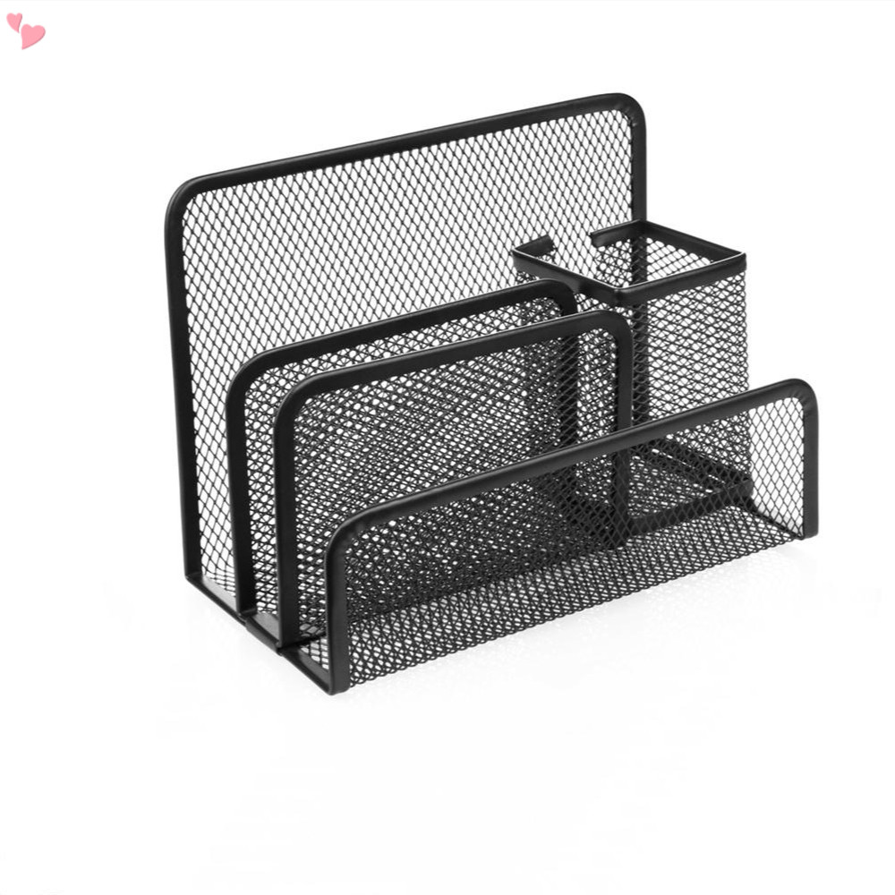 Office Storage Rack Metal File Organizer Letter Sorter Desk Mail ...