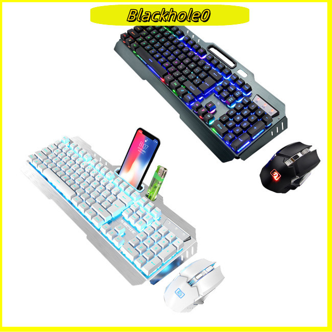 BH K670 Wireless Keyboard Mouse Combo Color Backlit Rechargeable ...
