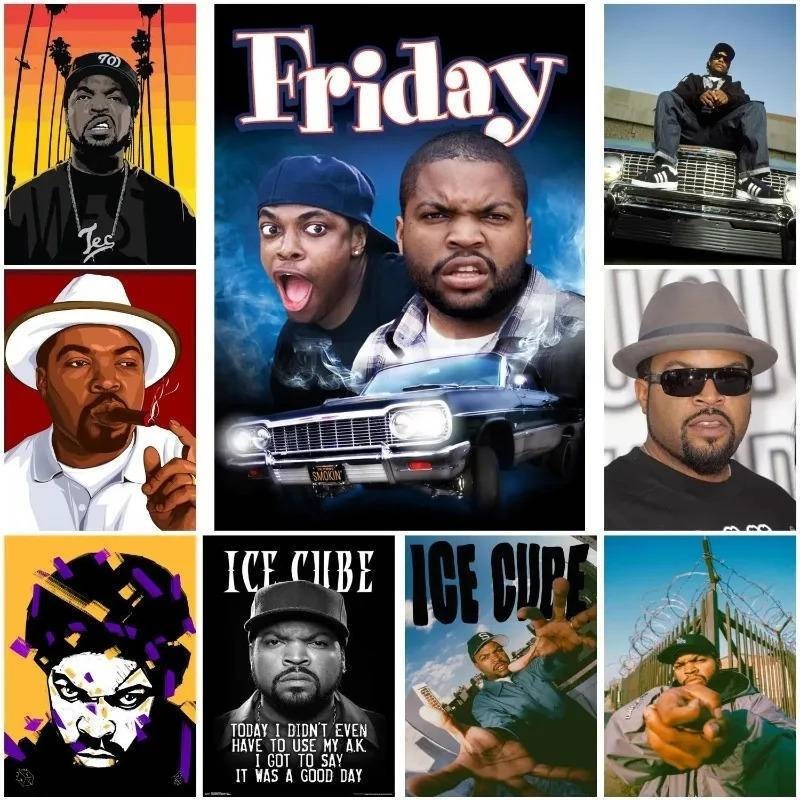 Ice Cube Poster Decorative Painting Canvas Poster Gift Wall Art Living ...
