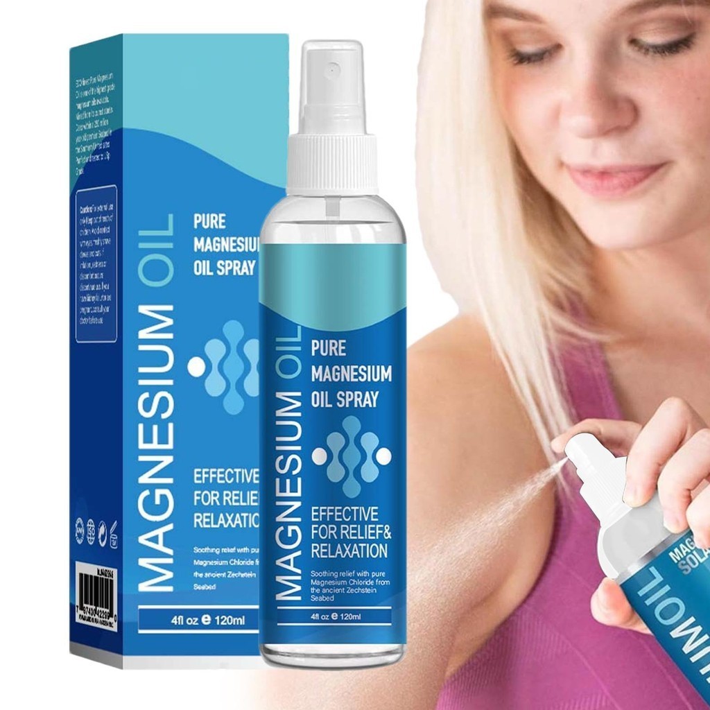 Magnesium Therapy Oil Spray 120ml Relieve Body Aches And Pains Relax ...