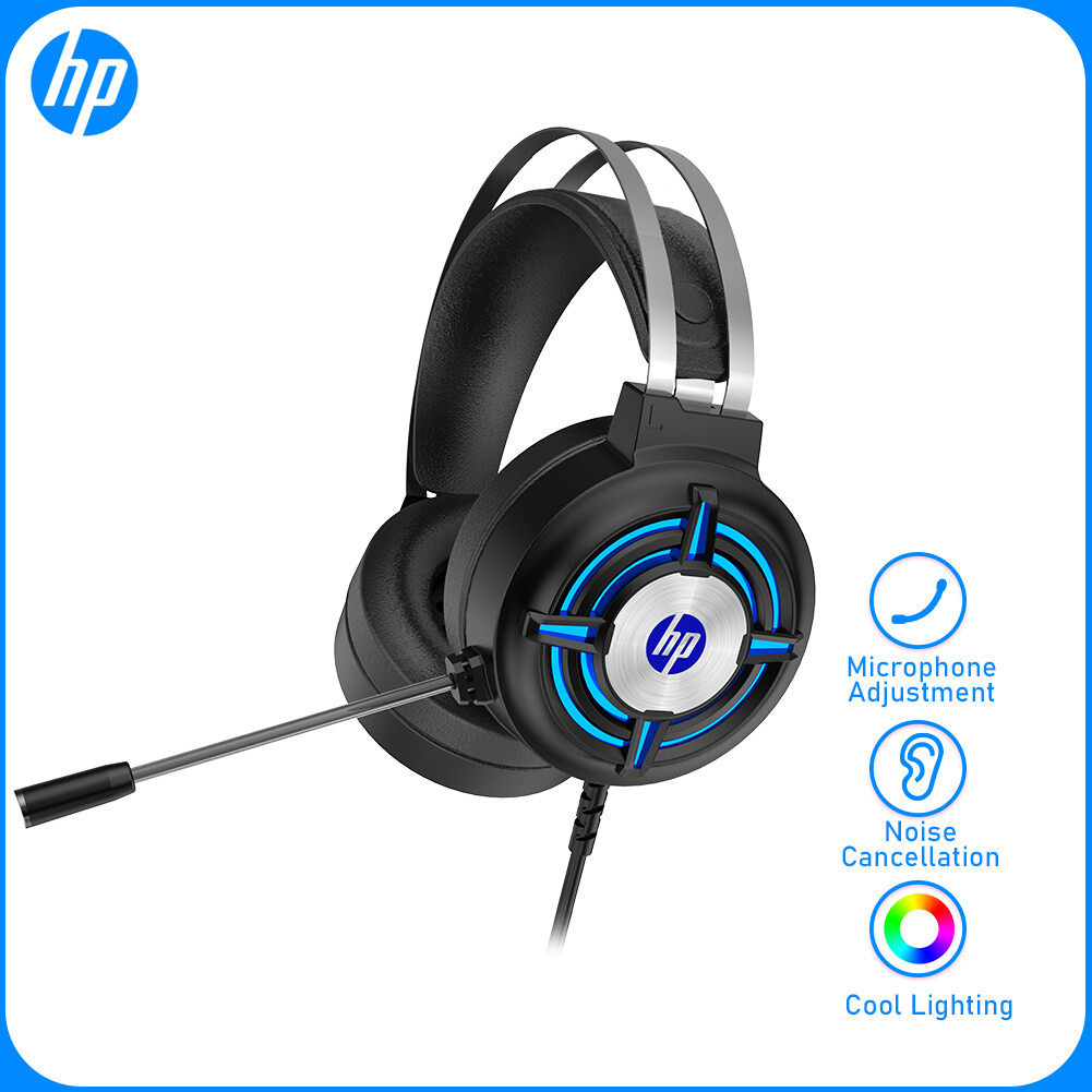 HP H120 Gaming Headset Heavy Bass Light PC headset with omnidirectional ...