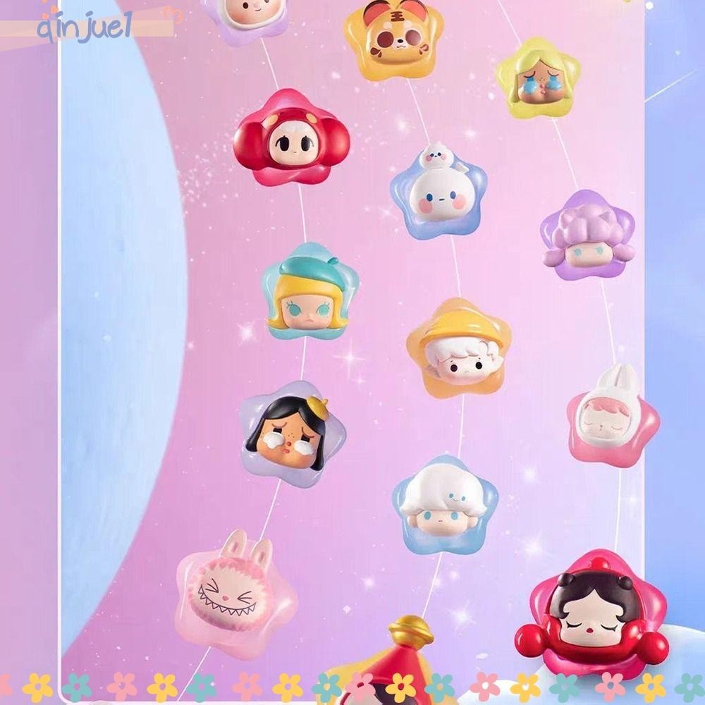 QINJUE1 Anime Cartoon Figure Model, MOLLY Labubu CRYBABY POPMART Pop ...