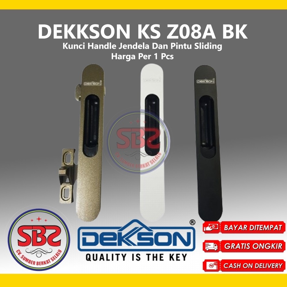 DEKSON Dekkson KS Z08A BK Sliding Window and Door Handle Lock | Shopee ...