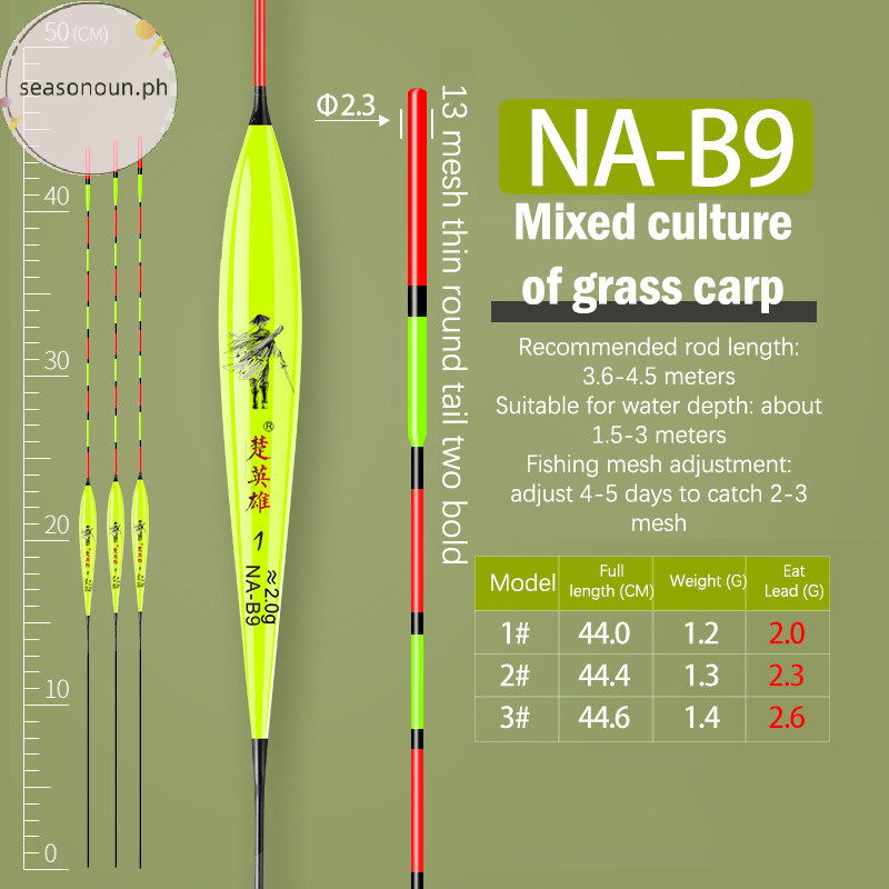 seasonoun Sensitive Fishing Lure Float Eye-catching Triangle Tail ...