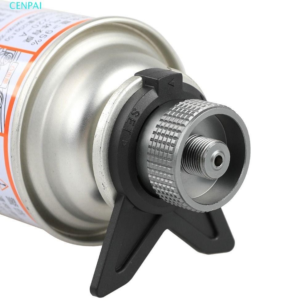 CENPAI Butane Adapter, Aluminum Alloy and Polyamide Black Card Type Gas ...