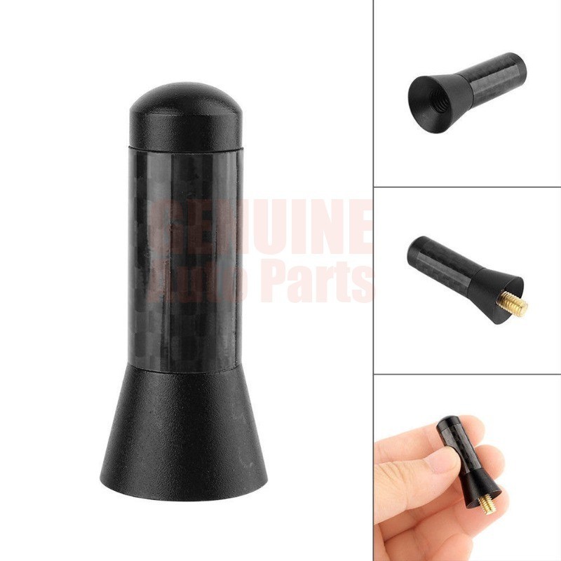 New Aluminum Car Short Stubby Mast Antenna A Universal Mini Carbon ...
