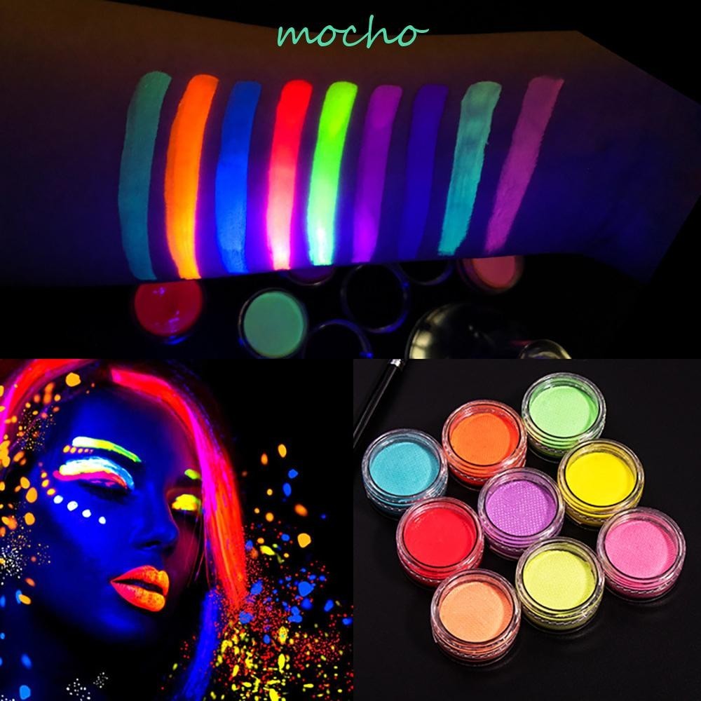 MOCHO Eyeliner Fluorescent Matte Water Activated Black Light UV ...