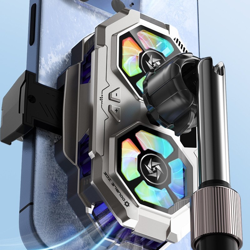 Efficient Semiconductor Cooling Technology Dual Fans Real Time Digital ...