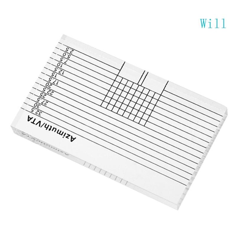 Will Clear Tonearm Alignment Guide Turntable Cartridge Alignment VTA ...