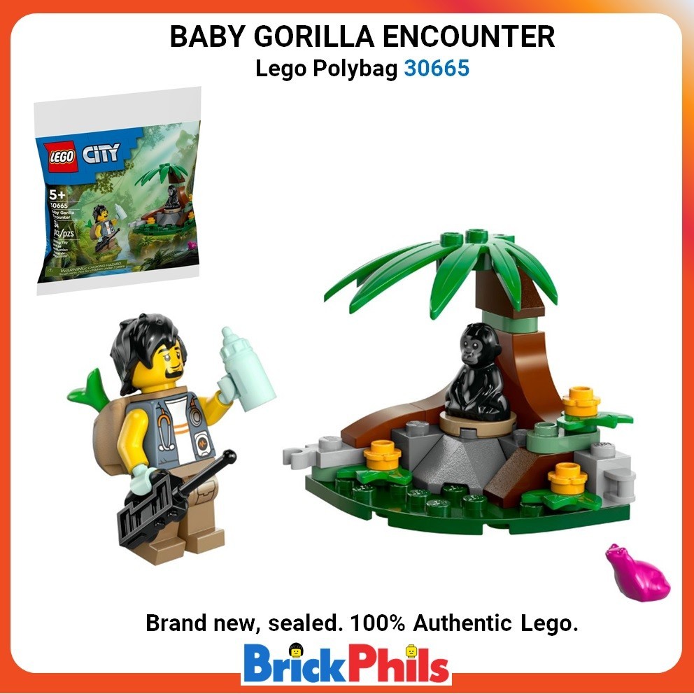 Lego Polybag 30665 Baby Gorilla Encounter | Shopee Philippines