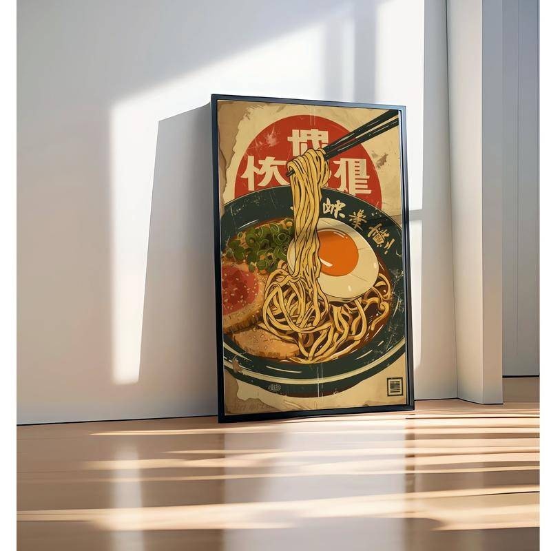 Ramen Poster, Japanese Poster, Ramen Wall Art, Japanese Print, Food ...