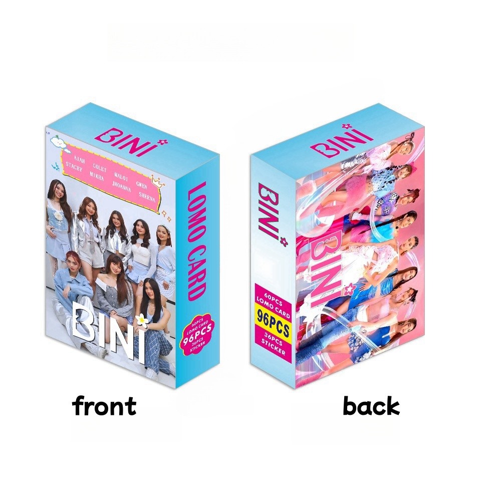 92-124pcs BINI Photocards Biniverse Laser Hologram Lomo Cards Aiah ...