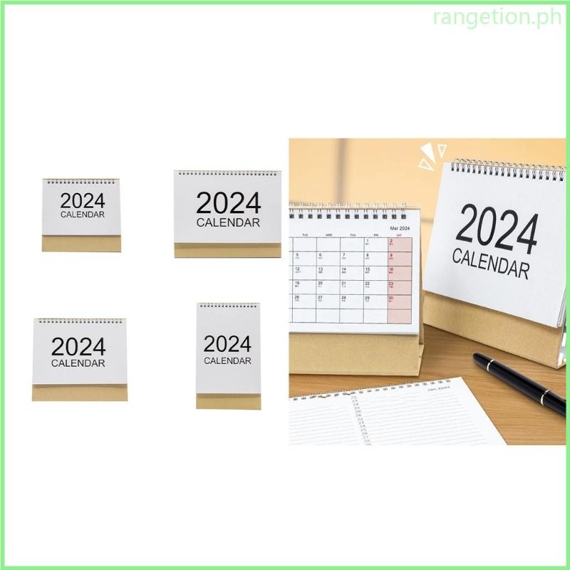 RAN 2024 Mini Desk Calendar Multifunctional Ornaments for Office ...