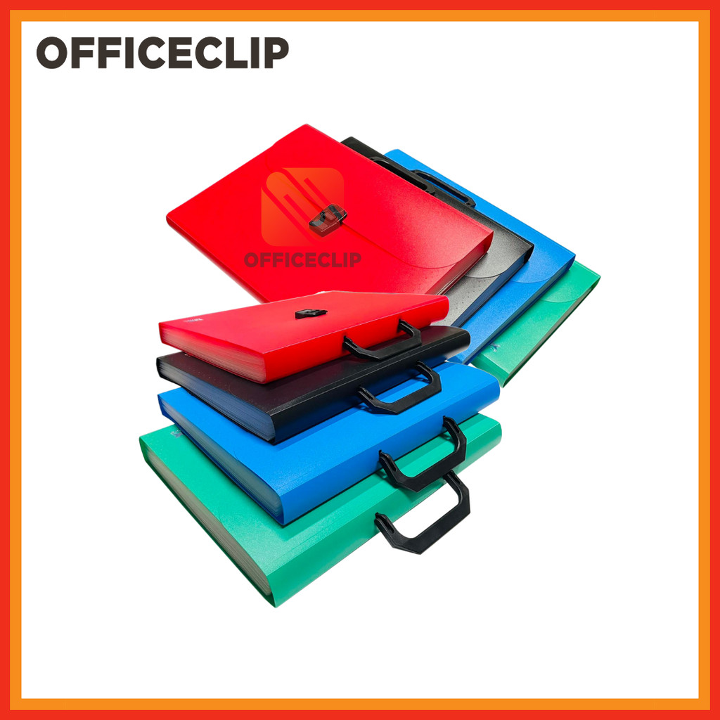 CT SUPERSTORE UK Office Plastic Expanding Envelope with Handle 12 ...