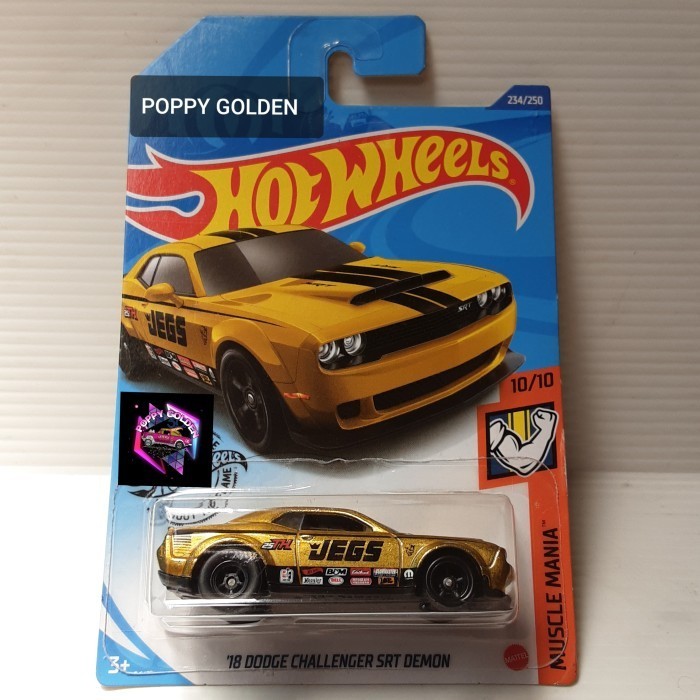 Hotwheels Ths 18 Dodge Challenger Srt Demon Super Treasure Hunt 2020