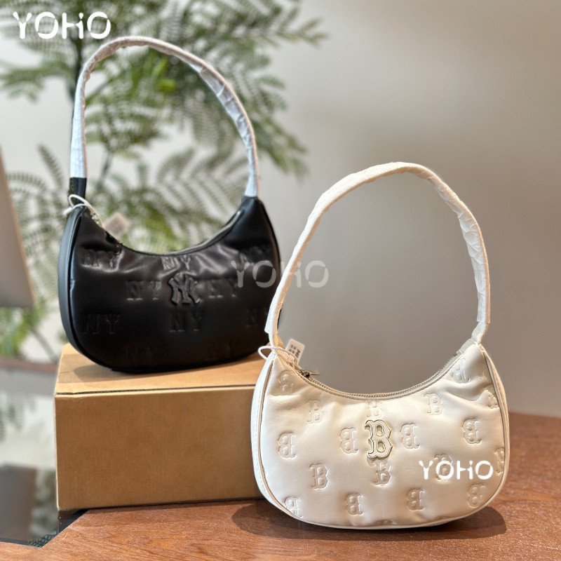 MLB classic imprinted presbyopia armpit bag casual zipper shoulder bag ...