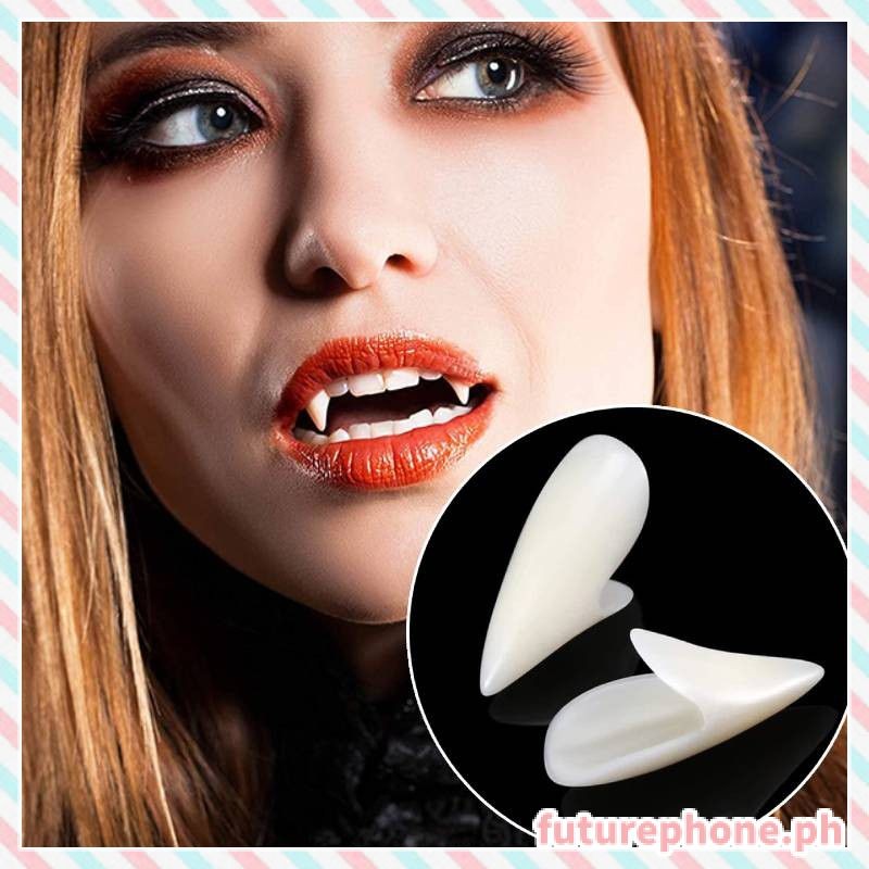 False Teeth Resin Fangs With Solid Glue Halloween Vampire Teeth Fangs ...