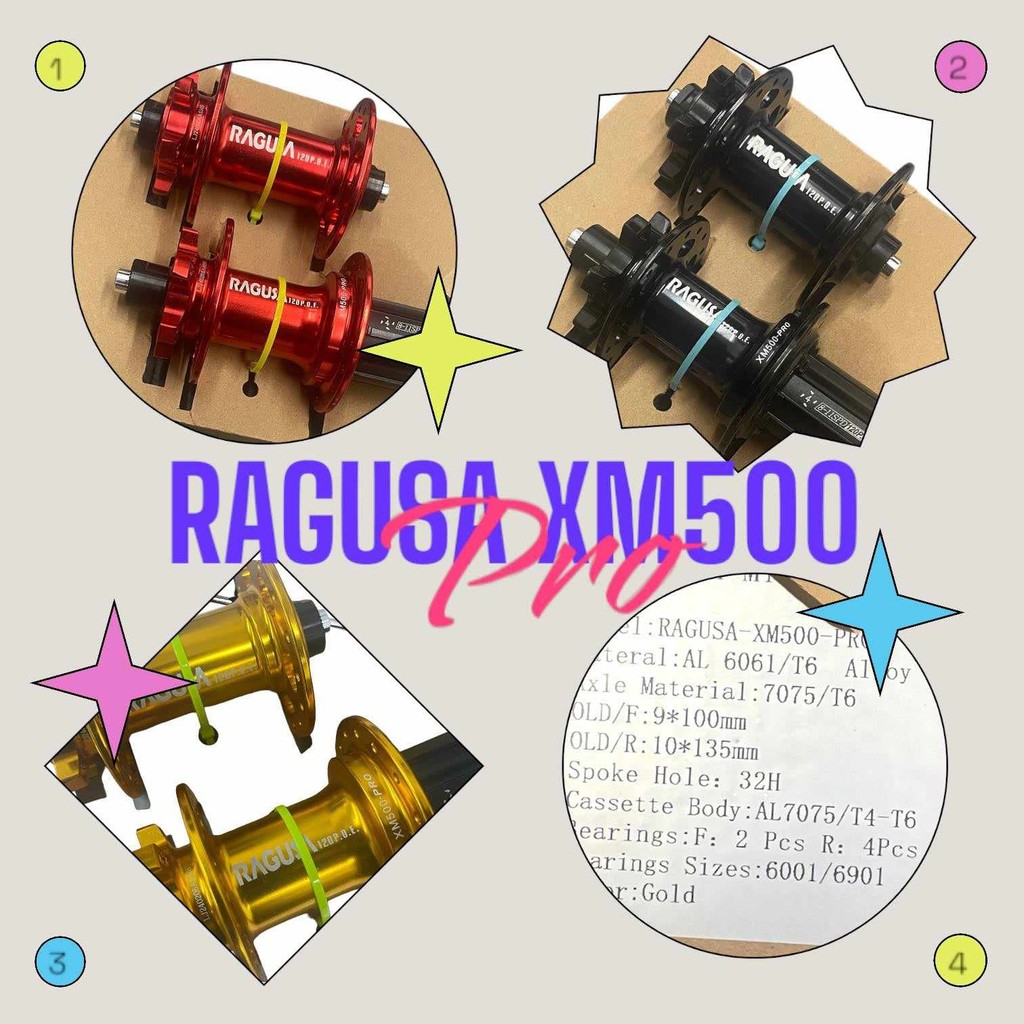 RAGUSA XM500 PRO 4 PAWLS , 120 P.O.E. BICYCLE DISC-READY HUB 8 SPEED TO ...