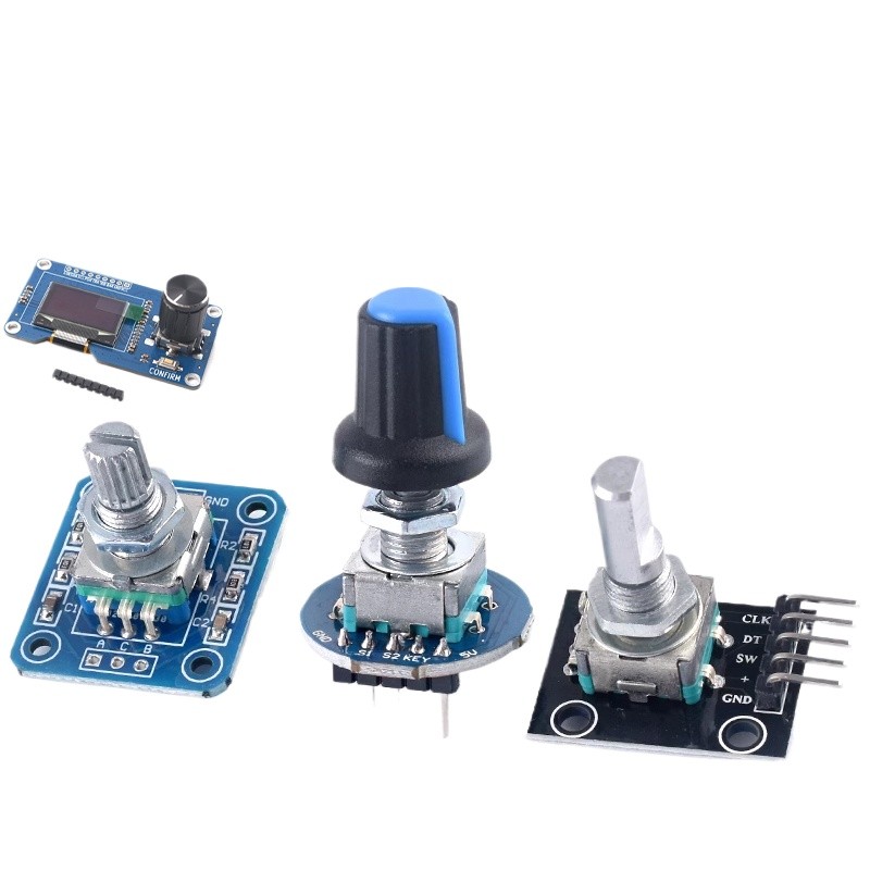 Rotary Encoder Module With Screen 360 Degree Coding For Module Potentiometer Digital Pulse