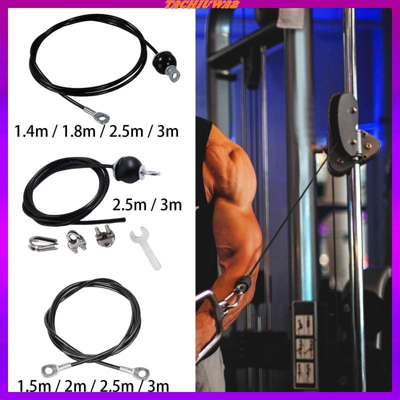 [Tachiuwa2] Fitness DIY Pulley Cable Rope Machine System Biceps Triceps ...