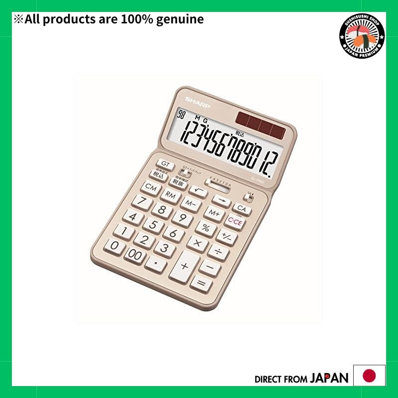 Sharp Calculator 50th Anniversary Model Nice Size Model Gold EL-VN82-NX Sharp Calculator 50th ...