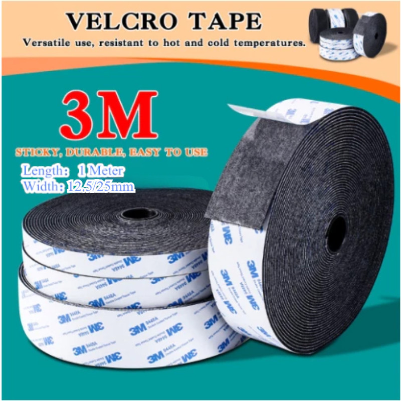3M Velcro Tape Self Adhesive Strong Heavy Duty Hook and Loop Powerful ...