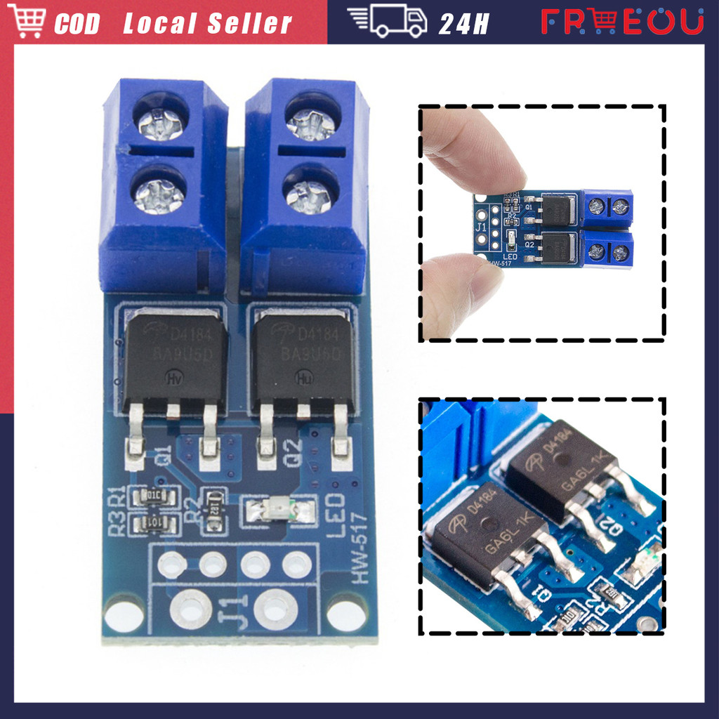 High Quality Switch Module 15A 400W PWM Switch Control Adjust Board MOSFET Field Effect Tube ...