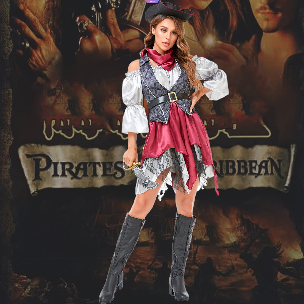 Europe and the United States Halloween COS Dai Pirate Uniform ...