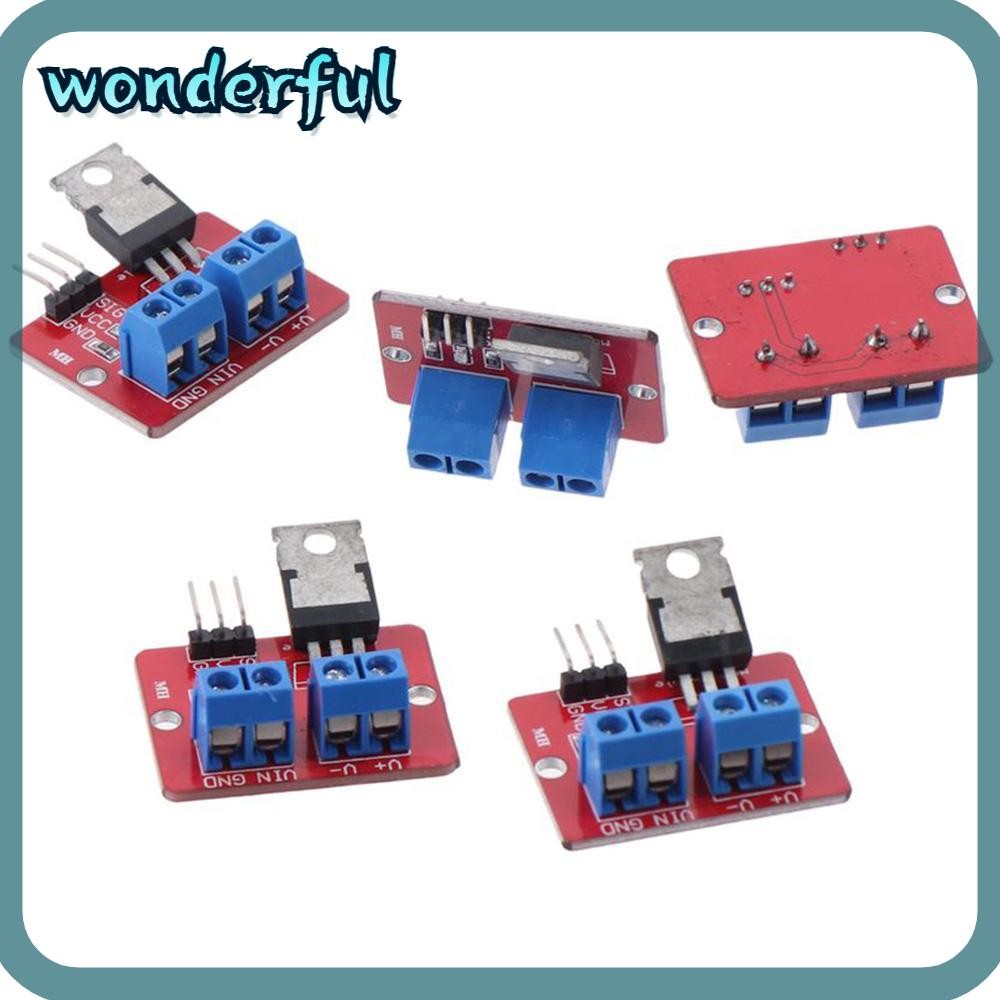 Wonder 5pcs Mosfet Irf520 Red Driver Module Irf520 Mosfet Button Drive For Arduino Mcu Arm Arm 9792