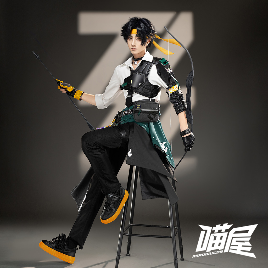 Miaowu Harumasa Cosplay Costume Wig Zenless Zone Zero Game Uniform ...