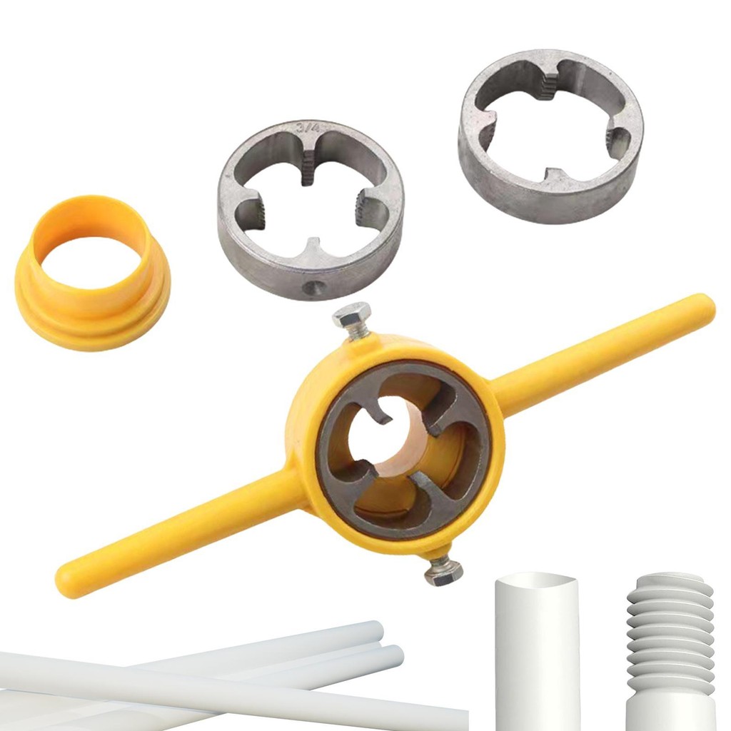 6Pcs/Set Pipe M10 Threading Tool PVC Thread Maker 1/2 3/4 1 Inch Pipe ...