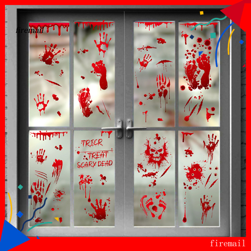 [FM] Car Sticker Car Decal Spooky Halloween Blood Sticker for Car ...
