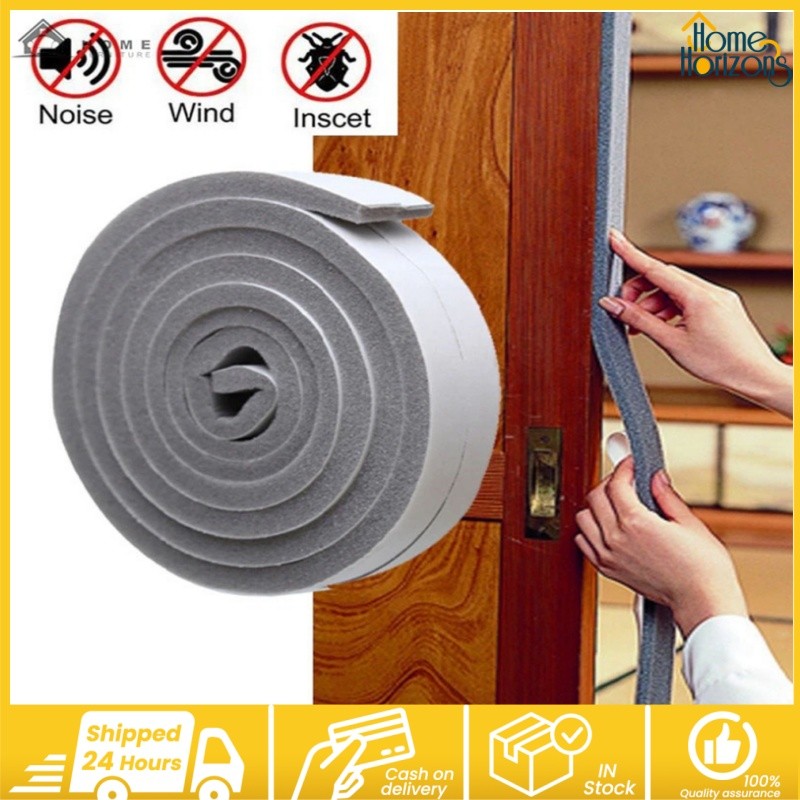 2M Self-adhesive Soundproof Foam Tape Soundproofing Sealing Strip Door ...