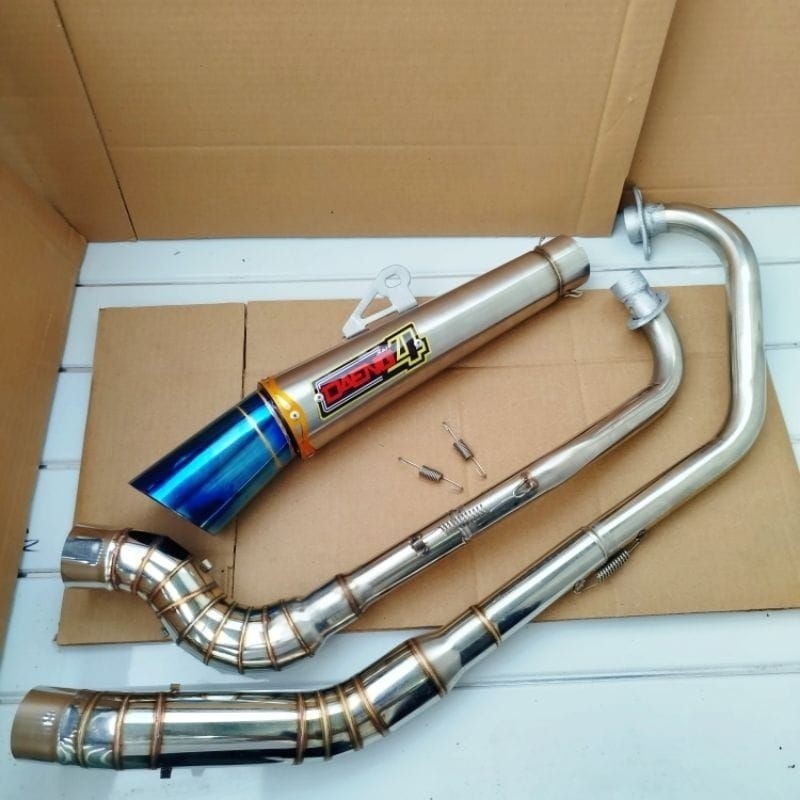 D05 Exhaust conical Daeng sai4 1set for Tmx 125 155 Rusi tc 125 150 ...