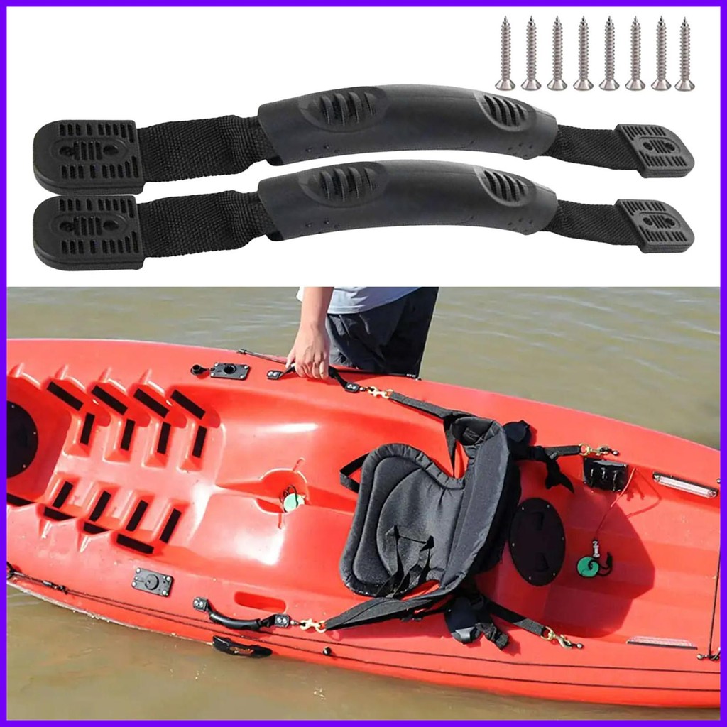 Boat Carry Handle Kayak Grab Handle Boat Rubber 2pcs Carry Handle ...
