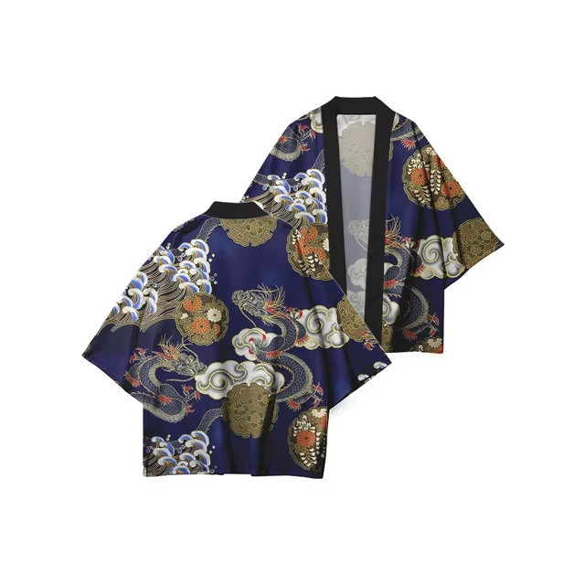 Haori Kimono Traditional 3D Printed Cloak Children's Cardigan Asian ...