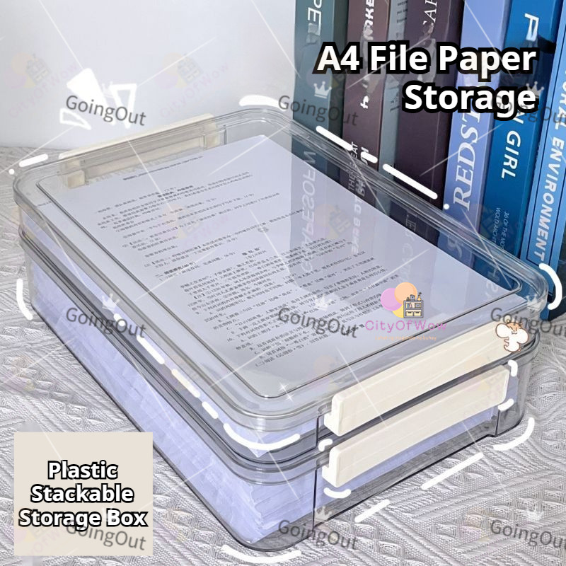 A4 Paper Storage Desk Storage Organizer Office Supplies Storage ...