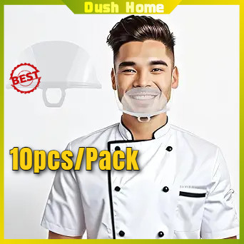 10pcs Faces Shield Transparent Spit Guards Mouth Shield Clear Anti-fog ...