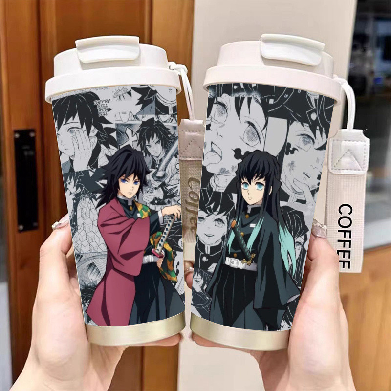 Demon Slayer 316 Stainless Steel Thermos Cup ins High-value Coffee ...