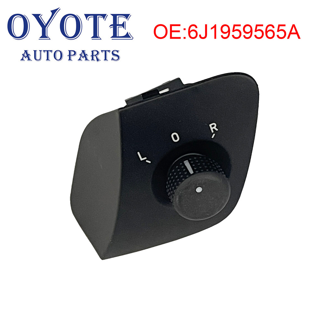 OYOTE 6J1959565A 10 Pins Side Mirror Switch Control Knob Button For ...