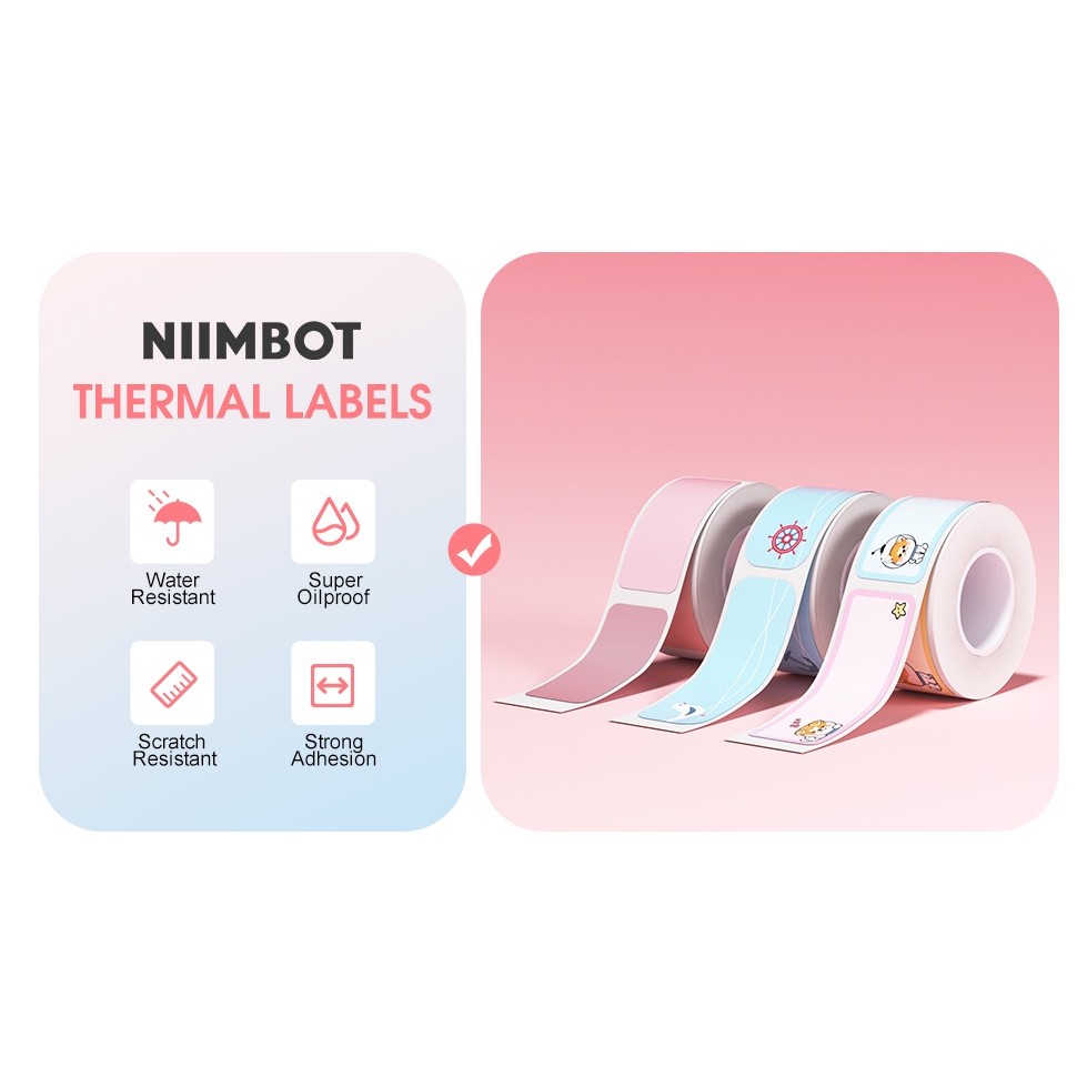 Nimbot D11/D101/D110 Color Label Paper - Used for categorizing sticky ...