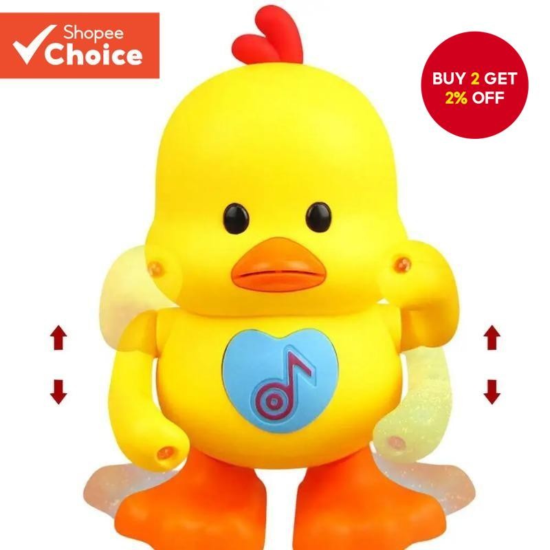 Musical Walking Duck Toy - Light Up Dancing Toy with Music, Baby ...