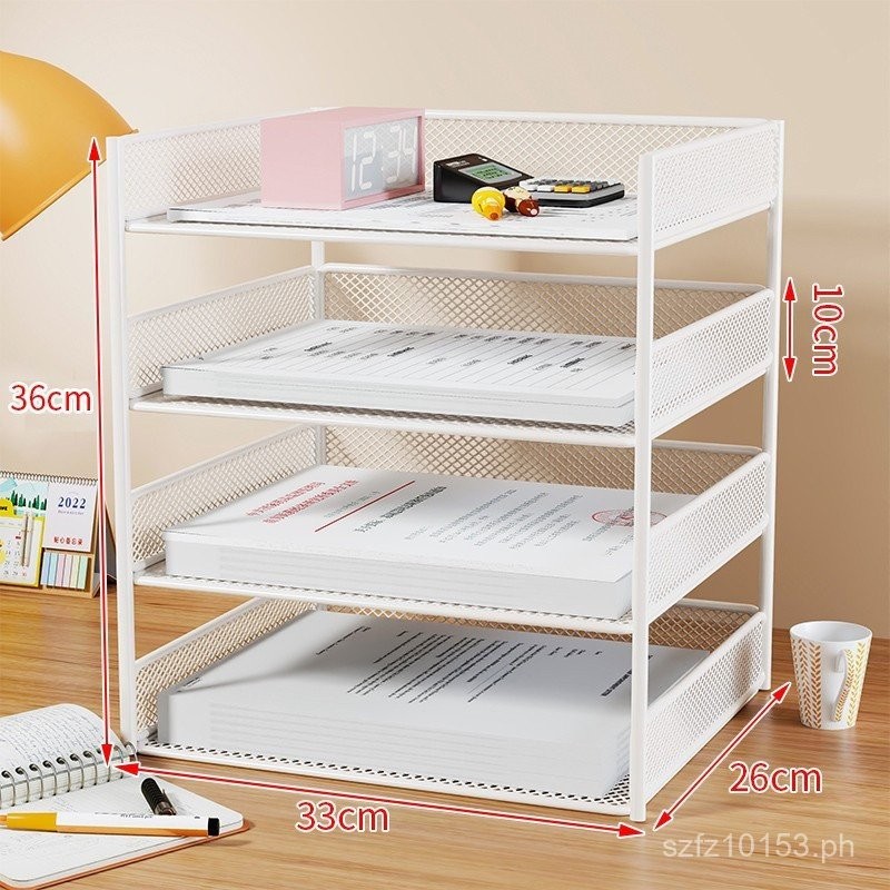 Office A3A4Storage Metal Desktop File Rack Folder File Storage Rack ...