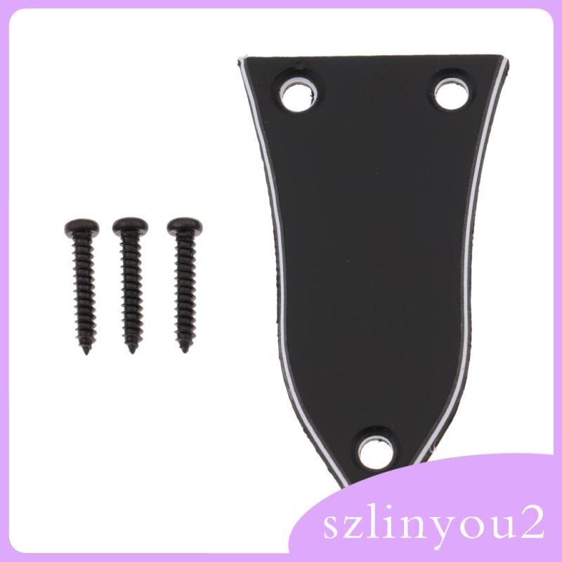 [szlinyou2] Black Electric Guitar 3-ply Truss Rod Cover DIY Guitar ...
