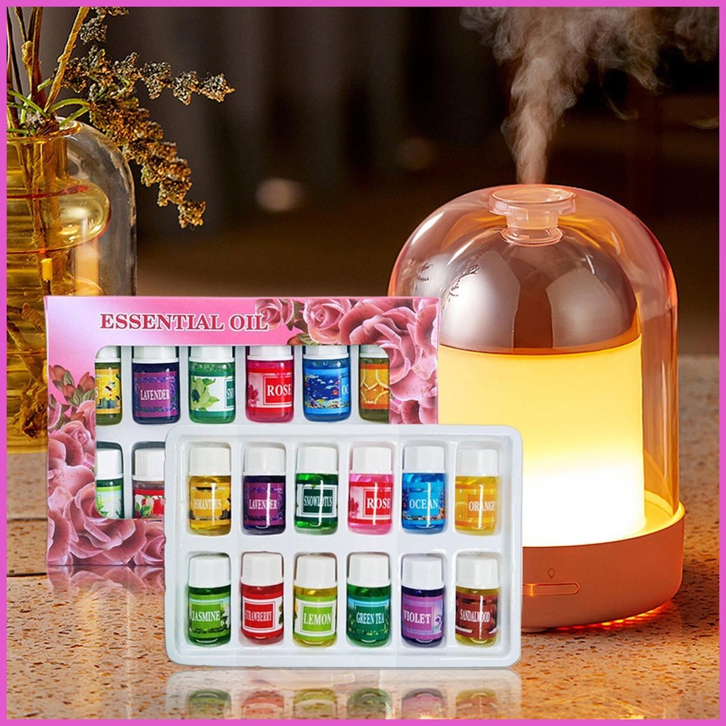 Oils for Diffuser 12 Pieces Water-Soluble Humidifier Oil Set Long ...