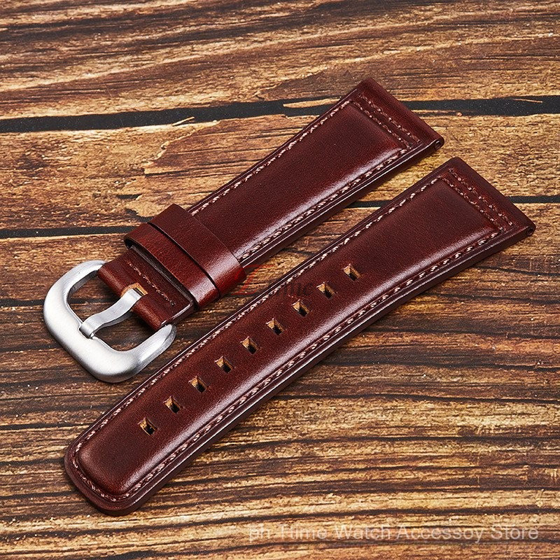 28mm Seven Friday Genuine Leather Strap | Double-Sided Vintage Watch ...