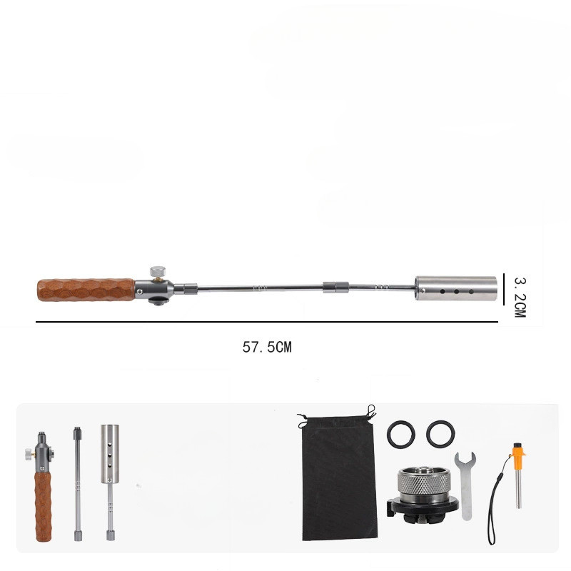 Camping Long Flame Igniter Outdoor Portable Wooden Handle Burner Picnic ...