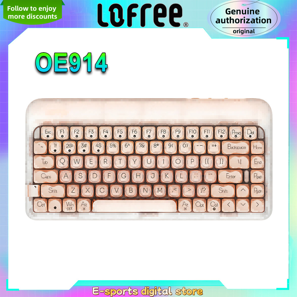 Lofree OE914 Polka Dot Foundation Three-mode Mechanical Keyboard ...