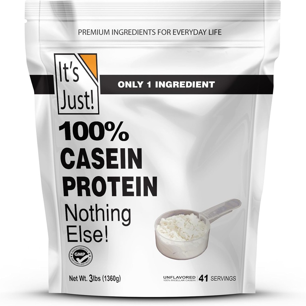 This is just!- 100% Casein Protein Powder,Made in the Usa,One ...